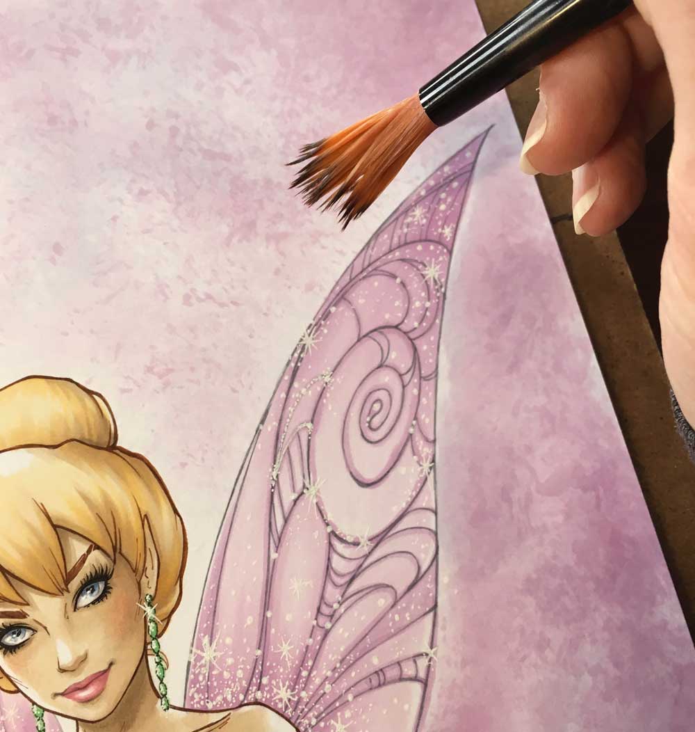 Pencil Drawing Of Tinkerbell